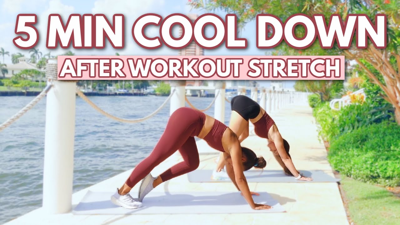 5 MIN COOL DOWN STRETCHES AFTER WORKOUT - RELAX AND RECOVER growwithjo ...