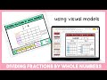 Dividing Fractions Using Visual Models Interactive Video