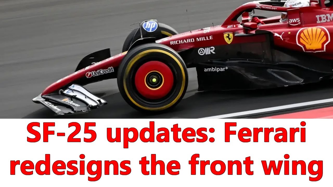 Ferrari set to introduce a new front wing in Spain to address SF-25 issues