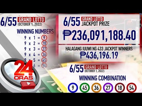 Ilang naka-jackpot sa Grand Lotto 6/55 draw nitong Oct. 1, nagtungo na sa opisina ng PCSO para ...