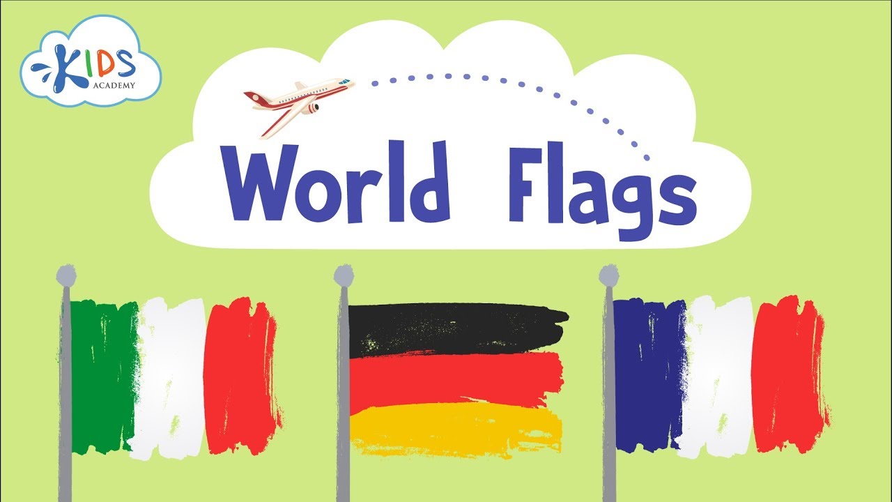 Learning Video: World Flags - Kids Academy