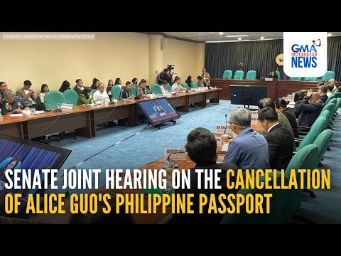 LIVE: Senate joint hearing on the cancellation of Alice Guo's Philippine passport (Mar. 4, 2025 ...