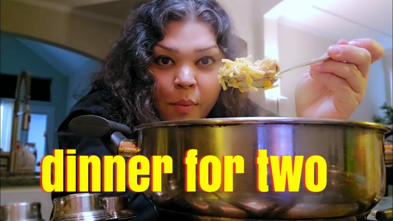 cooking dinner for two