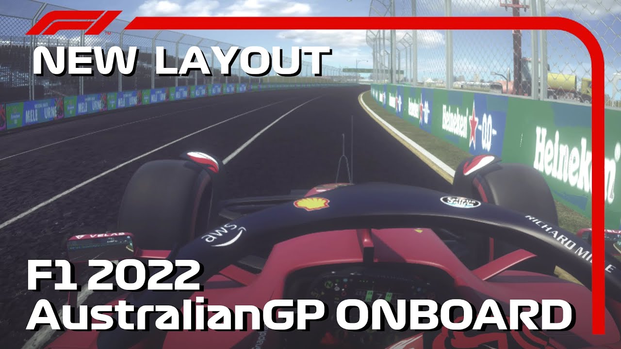 Ride onboard with Carlos Sainz for a first look at new Australian GP ...