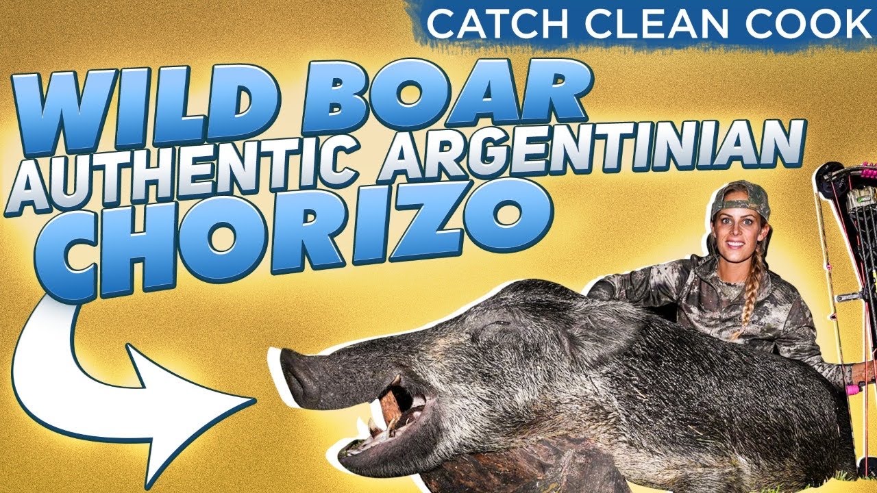 Giant Wild Boar Catch Clean Cook Home-Made Argentinian Chorizo