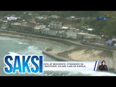 Aabot sa 200 turista at residente, stranded sa Batanes dahil sa Bagyong Julian; ilan sa kanila ...