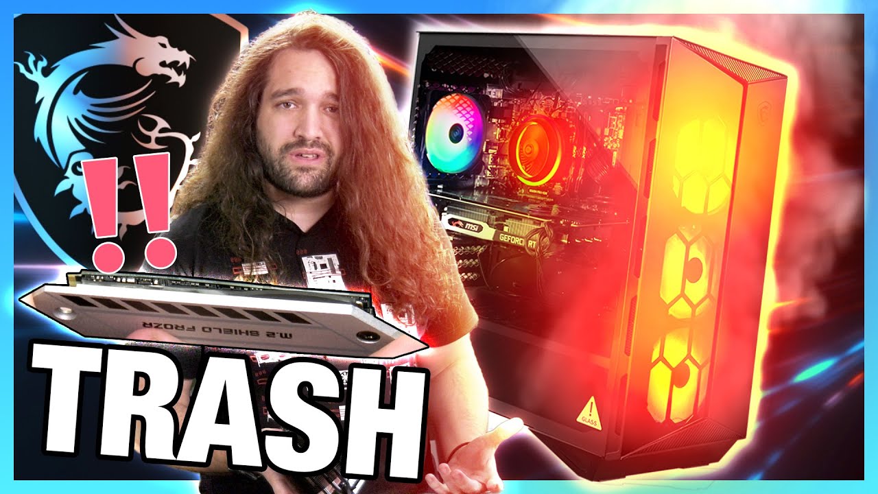 MSI Pre-Built Bends SSDs & Boils CPUs at 100 C ( 1700 Aegis R Review)