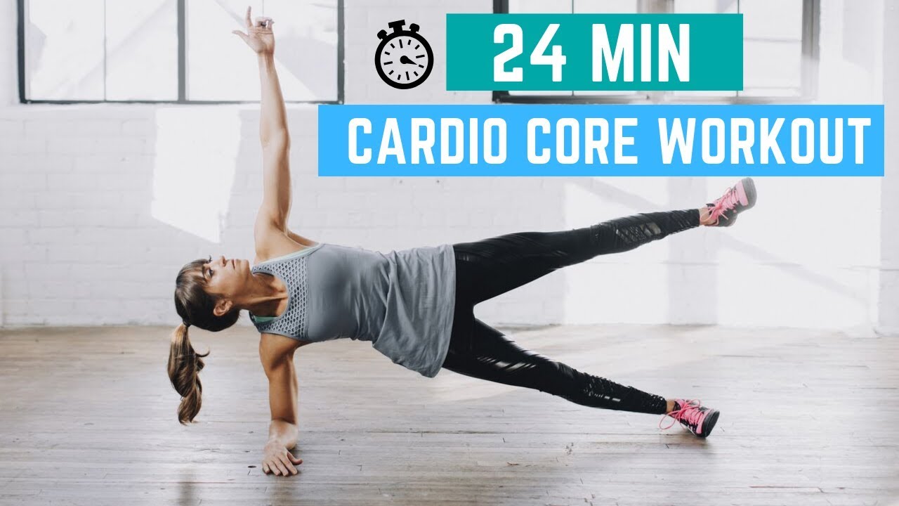 24 Min Cardio and Core Workout - Cardio Core Interval Training Redefining Strength