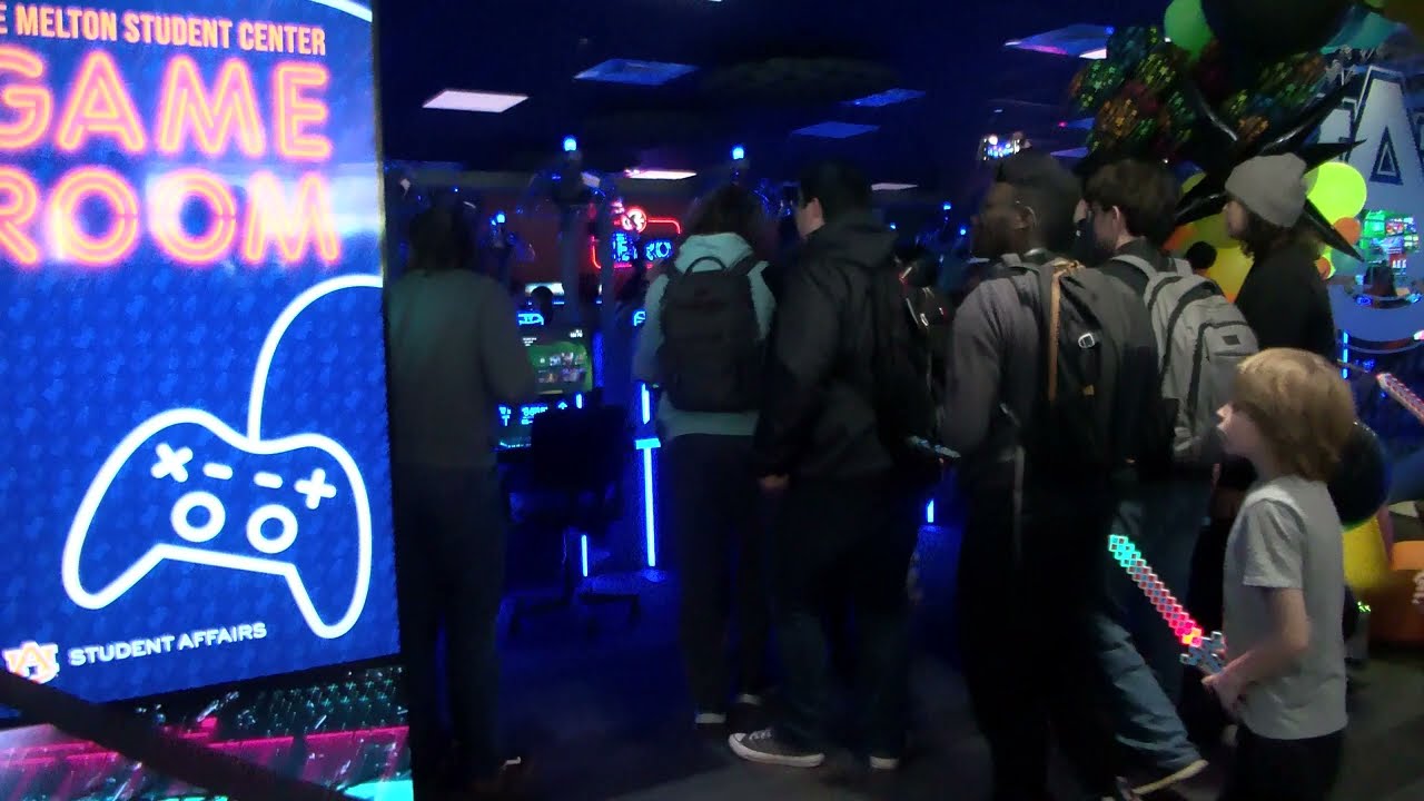 Auburn University Unveils the new Melton Student Center Game Room ...