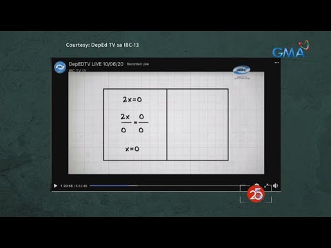 Maling solusyon sa Math problem na umere sa DepEd TV, pinulaan ng mga ...