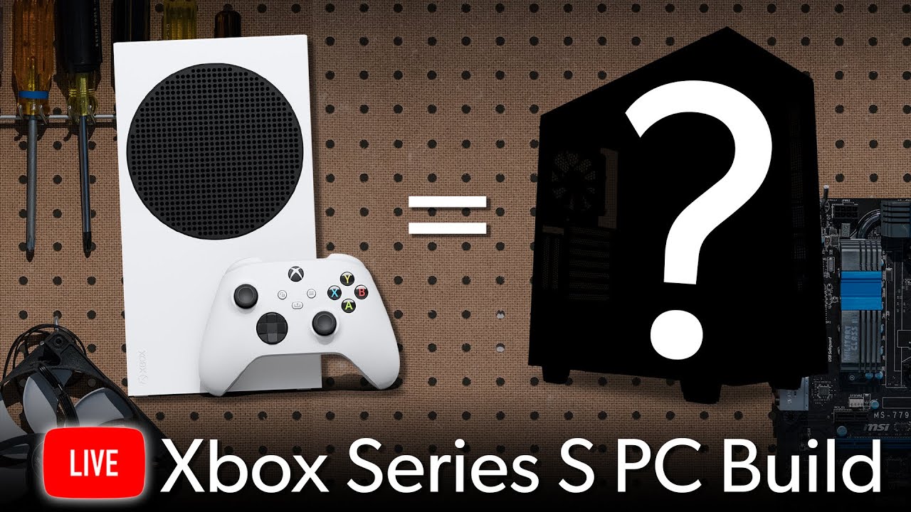 Watch us build a Xbox Series S PC live! (Round 1)