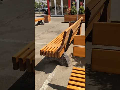 Купить скамейку уличную Лацио со спинкой у производителя по выгодной цене