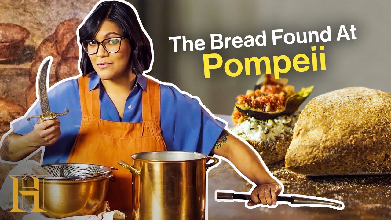 Sohla Recreates Bread & Cheese From Pompeii - Ancient Recipes With ...