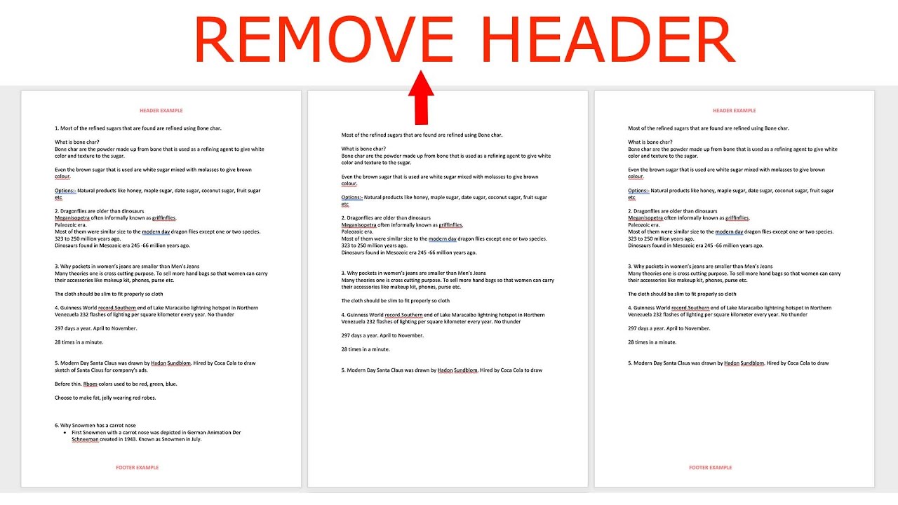 How To Delete A Header In Word