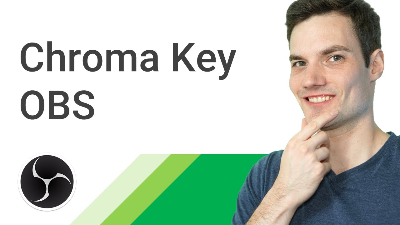 How to use OBS Chroma Key - Green Screen Kevin Stratvert
