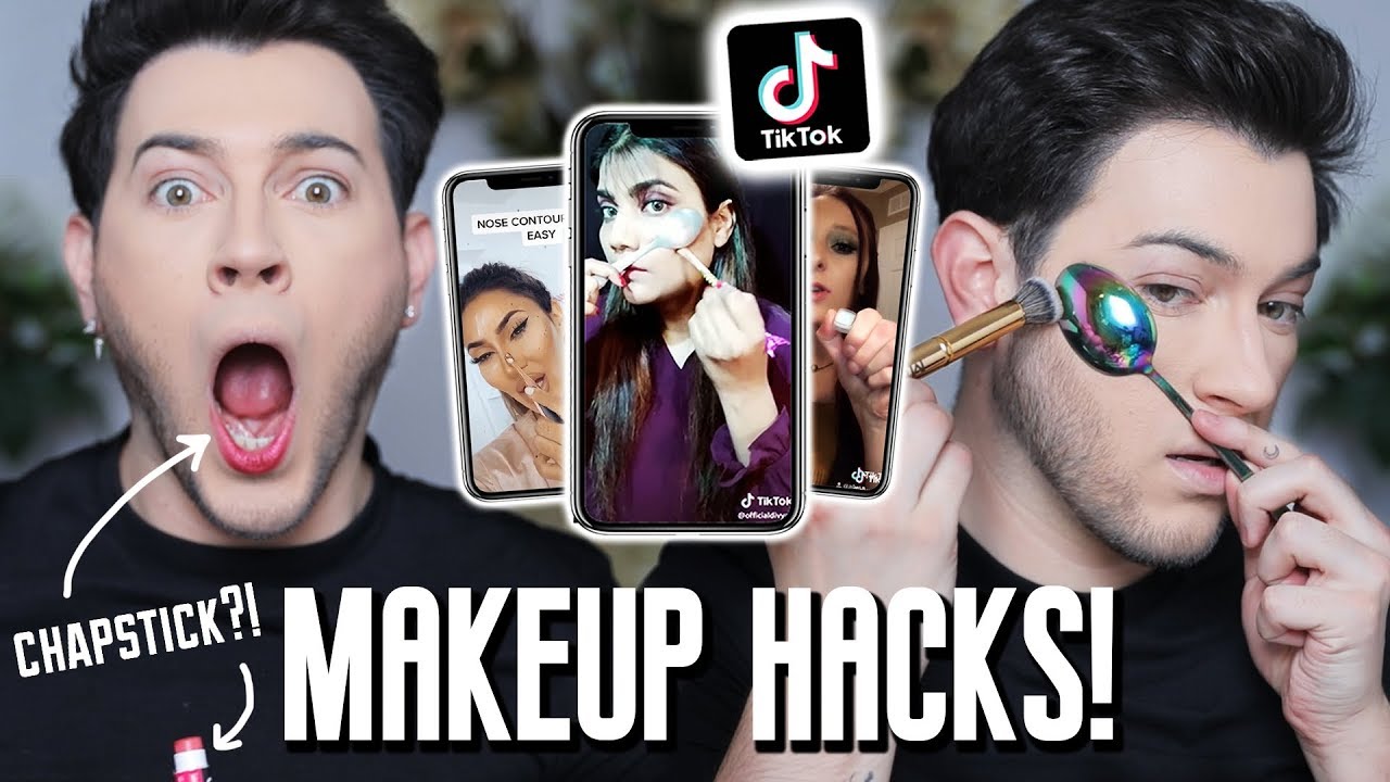TESTING VIRAL TIKTOK MAKEUP HACKS. yall really tried it