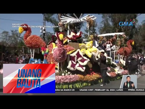 33 makukulay na float, ibinida sa Panagbenga Grand Float Parade ...