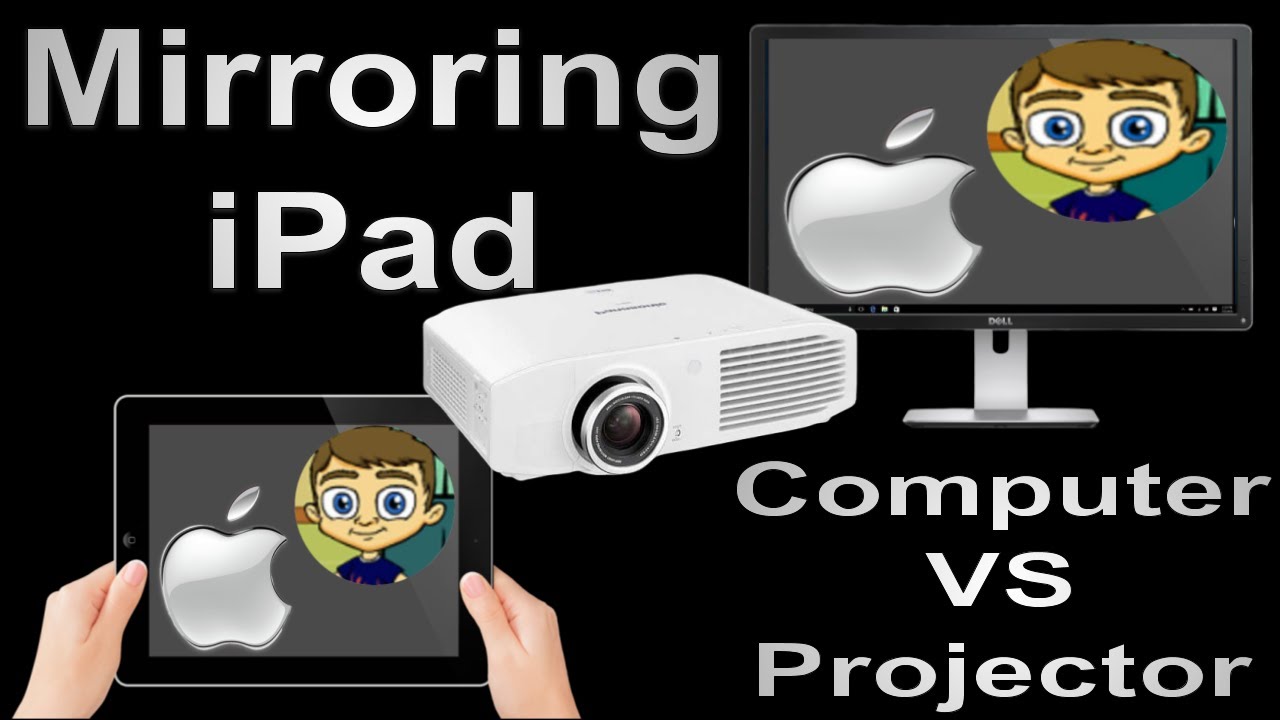 Mirroring iPad to Computer vs Connecting to a Projector