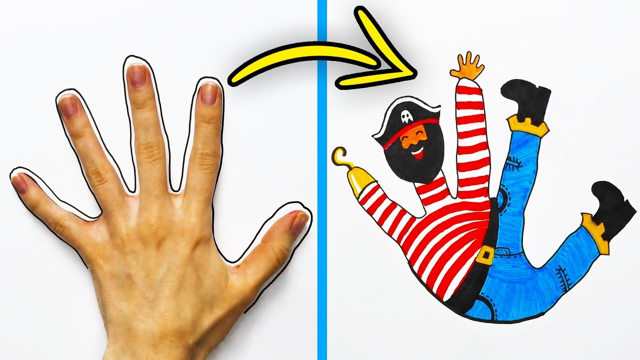 35 fun and easy drawing tricks
