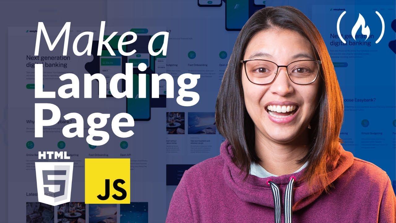 How To Make A Landing Page Using Html Scss And Javascript Full Course