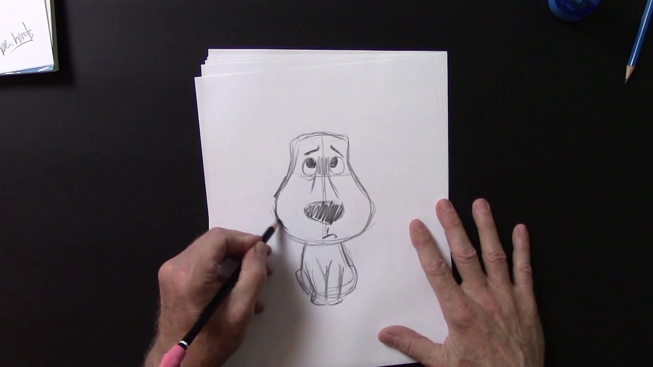 HOW TO DRAW A GUILTY DOG - with - Christopher Hart