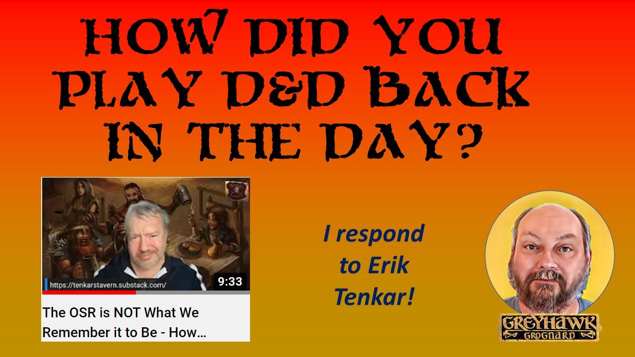 The first non-evil Drow – Greyhawk Grognard