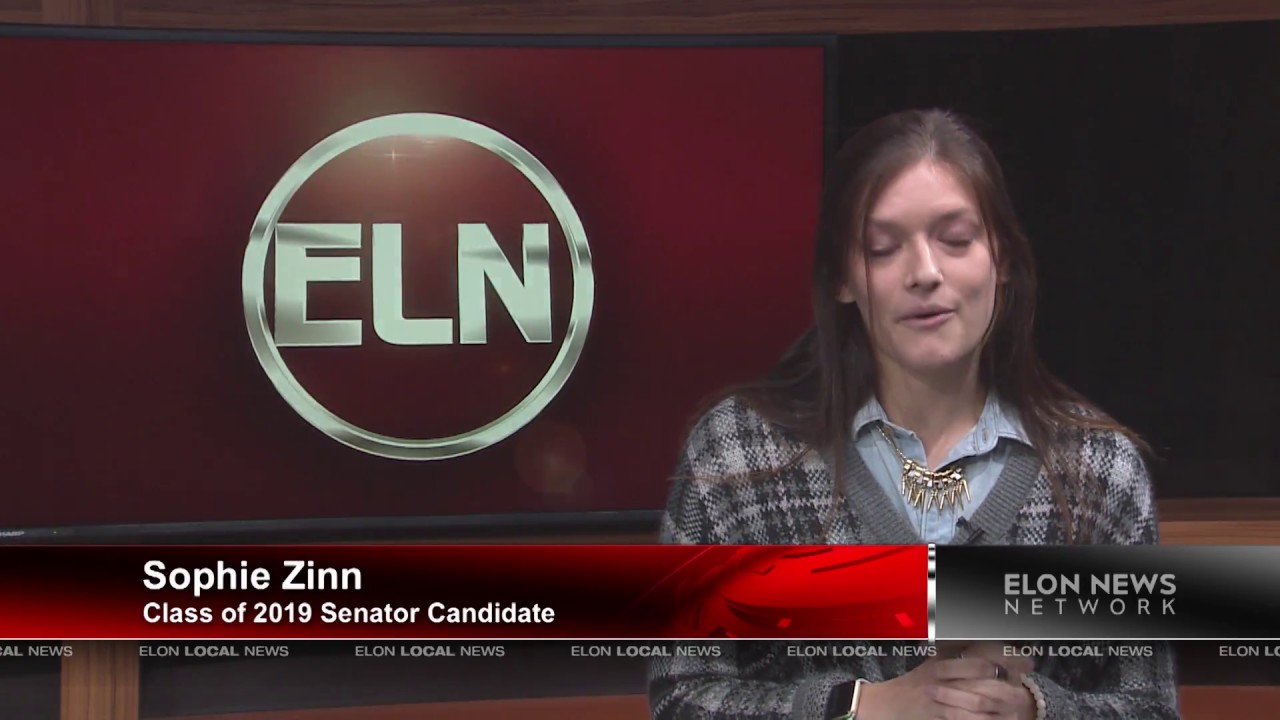 ENN: Spring 2017 SGA Election Speech, Sophie Zinn - Elon News Network