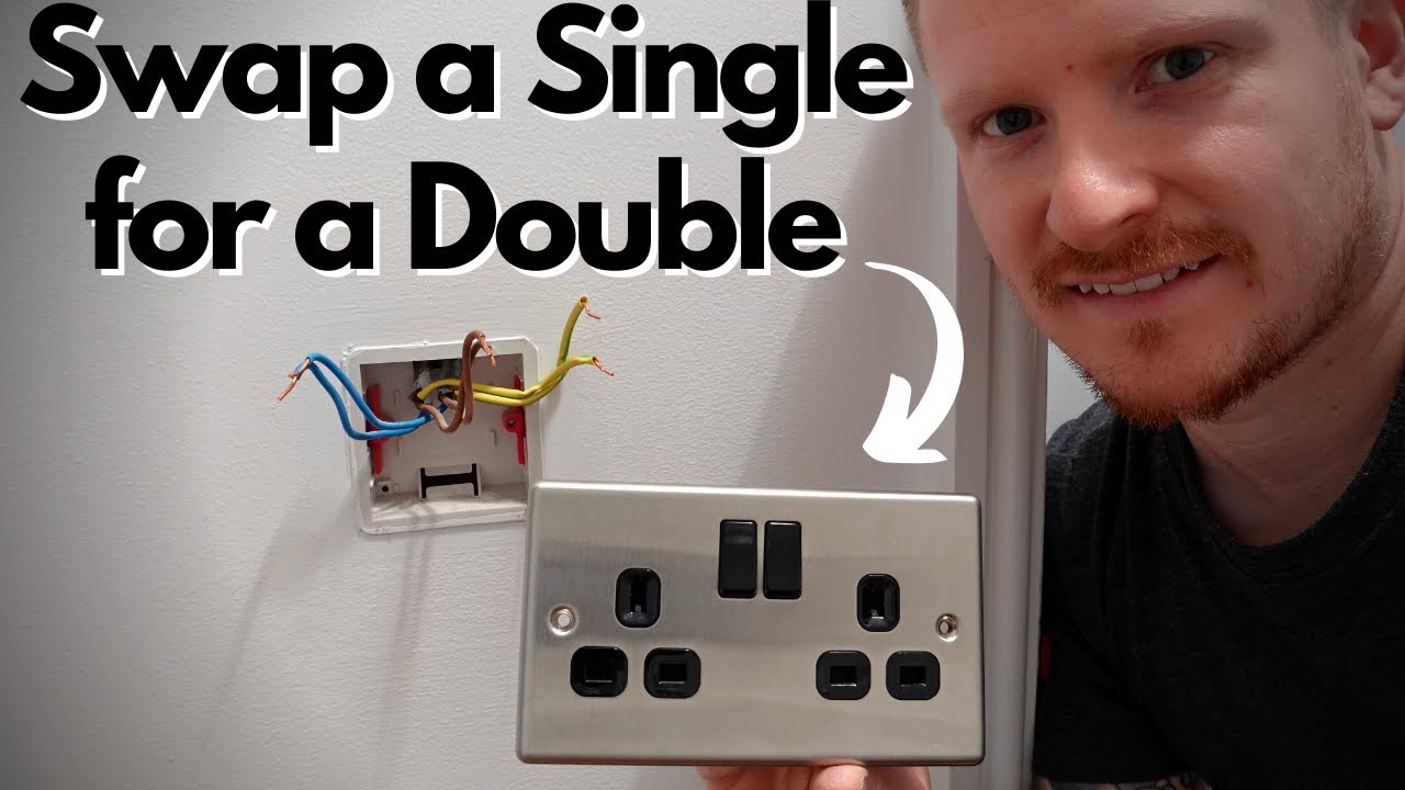 How To Change A Single Socket To A Double Socket Electrical DIY