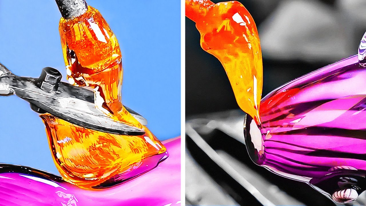 Satisfying glass blowing art -- mesmerizing diys with glass, epoxy ...