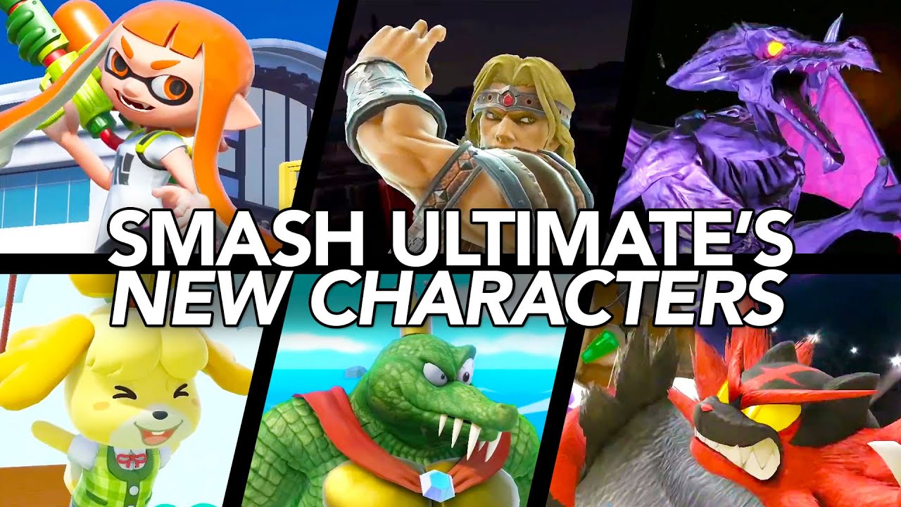 A Look At Smash Bros. Ultimate's New Characters