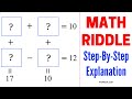 Solving Math Riddles with Equations 6th - 7th Grade Video | Quizizz