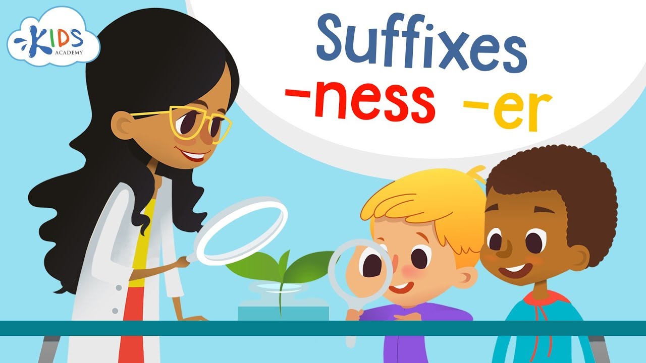 Suffixes: -ful, -less, -ly, -able Learning Video - Kids Academy