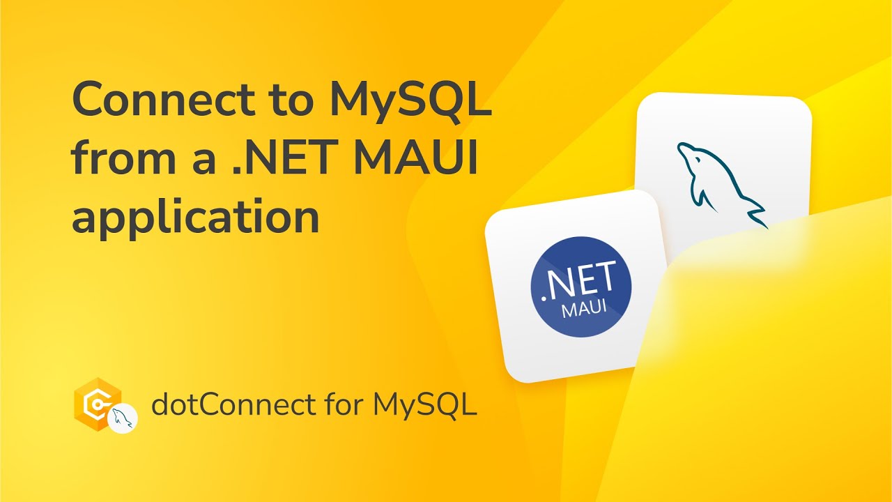 Connect .NET MAUI App to MySQL and MariaDB in C# — CRUD Operations Examples Connect .NET MAUI App to MySQL and MariaDB in C# — CRUD Operations Examples