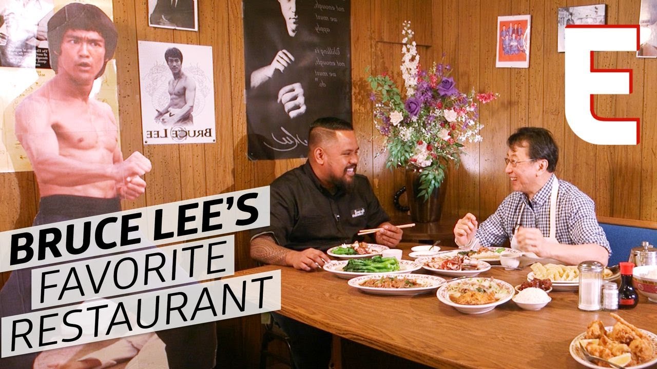 Oyster Sauce Beef at Bruce Lees Favorite Restaurant Cooking in America