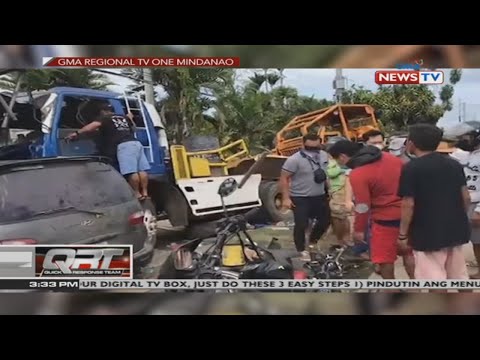 7 na galing sa lamay, patay sa pag-araro ng trailer truck; 5 sugatan ...