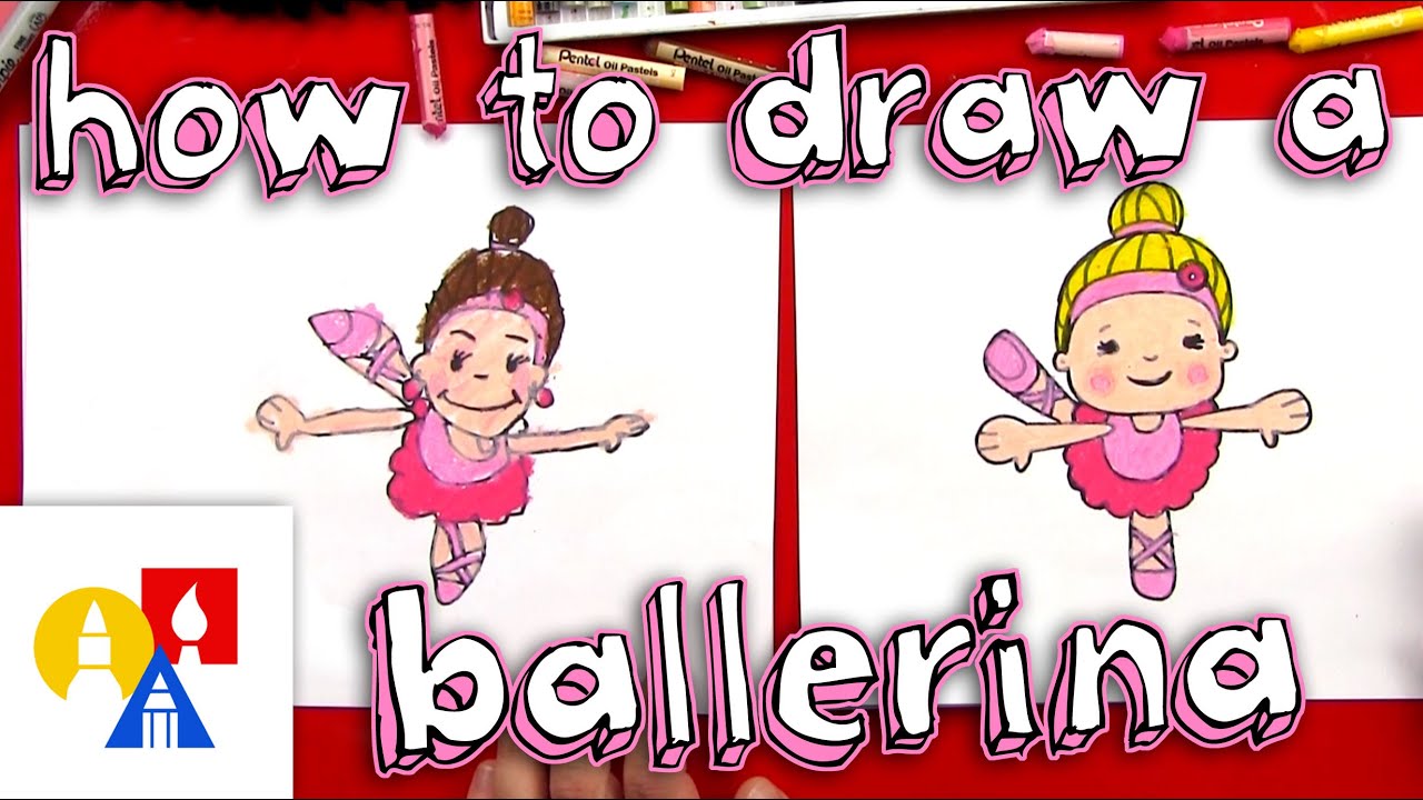 How To Draw A Cartoon Ballerina #84