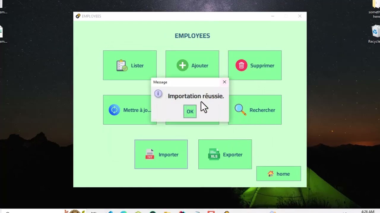 Github Ysf Knjgestion Ressources Humaines Mini Projet Swing Ce Projet Est Réalisé Dans Le
