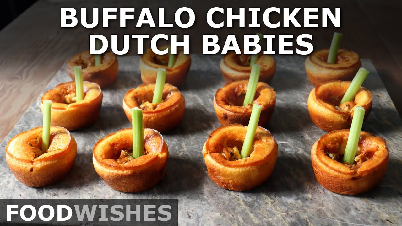Buffalo Chicken Dutch Babies