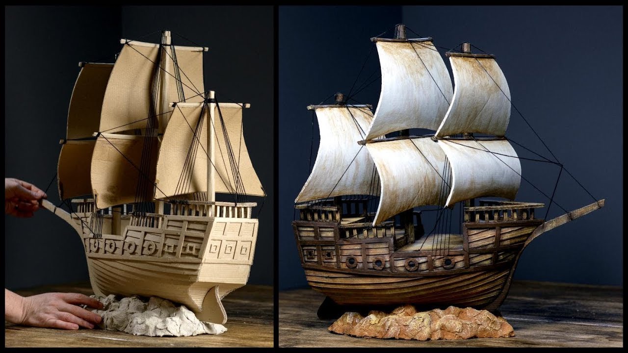 DIY Pirate Ship Using Cardboard - Creative Mom