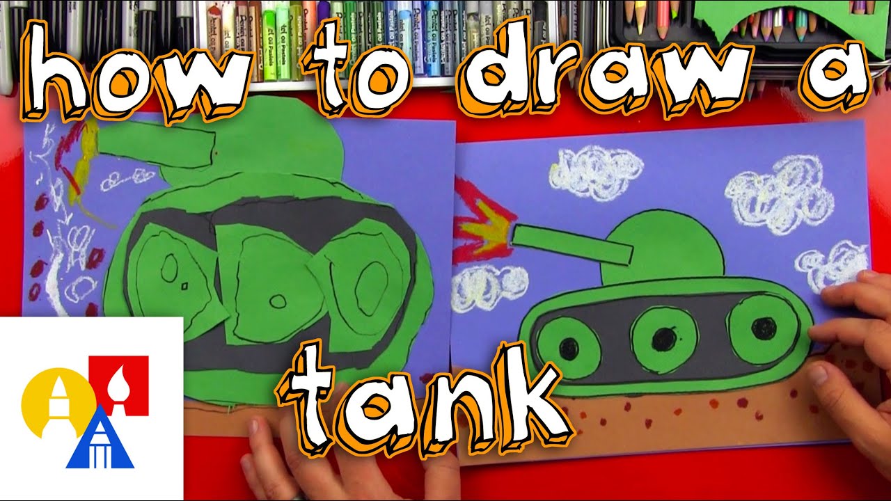 How To Draw A Tank (For Young Artists) #13