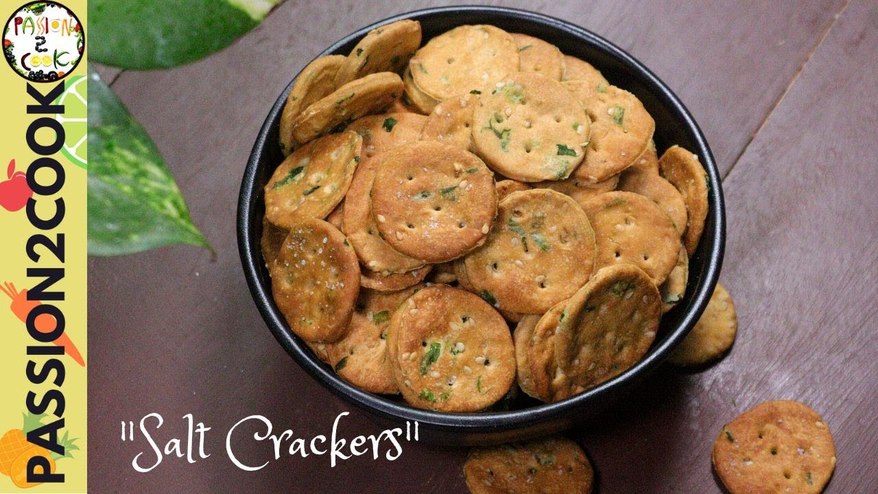Crispy Salt Crackers | Salt Cookies | Biscuit Recipes