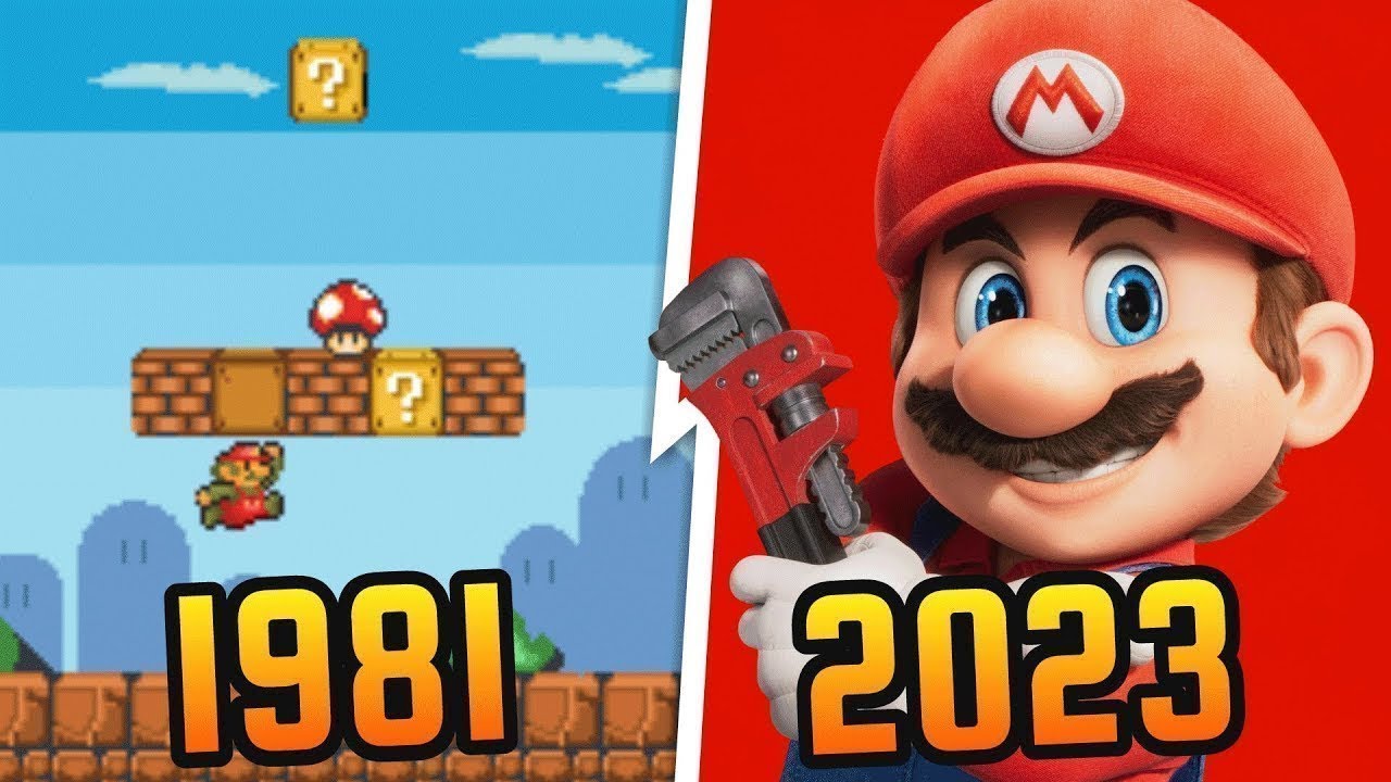 How Mario became a Legendary Video Game Character - Evolution of Super ...