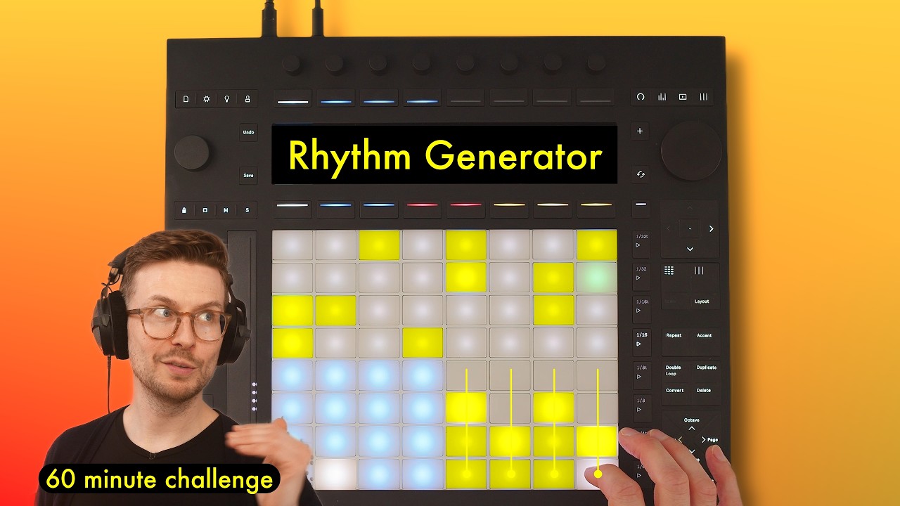 Explore Push 3’s Rhythm Generator with Andri Søren