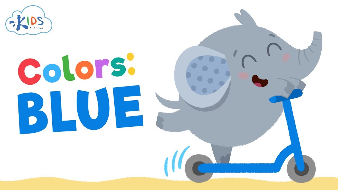 Colors: Blue Learning Video - Kids Academy