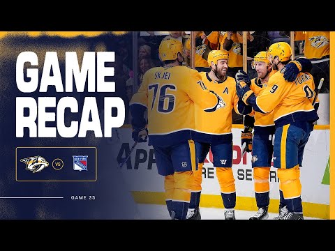 PREDS WIN: Game Highlights vs New York Rangers: Dec. 21st - BVM Sports