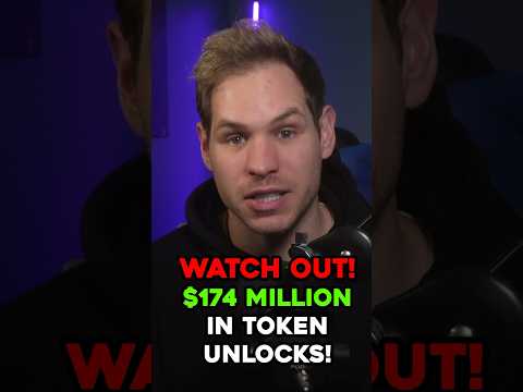 Watch out! $174 Million in Token Unlocks THIS Month! #shorts