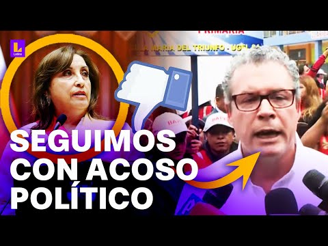 Morgan Quero sobre desaprobación a Dina Boluarte: "Seguimos con el acoso político"