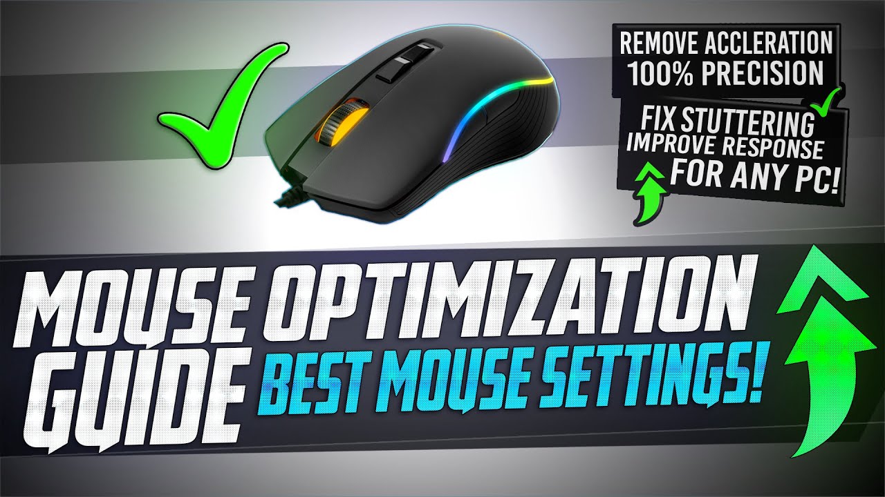 Mouse Optimization GUIDE for Gaming - 100% Mouse Precision Raw Input ...