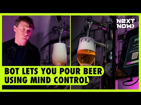 Bot lets you pour beer using mind control | Videos | GMA News Online