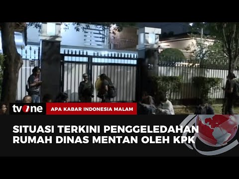 KPK Geledah Rumah Mentan Syahrul Yasin Limpo - tvOne